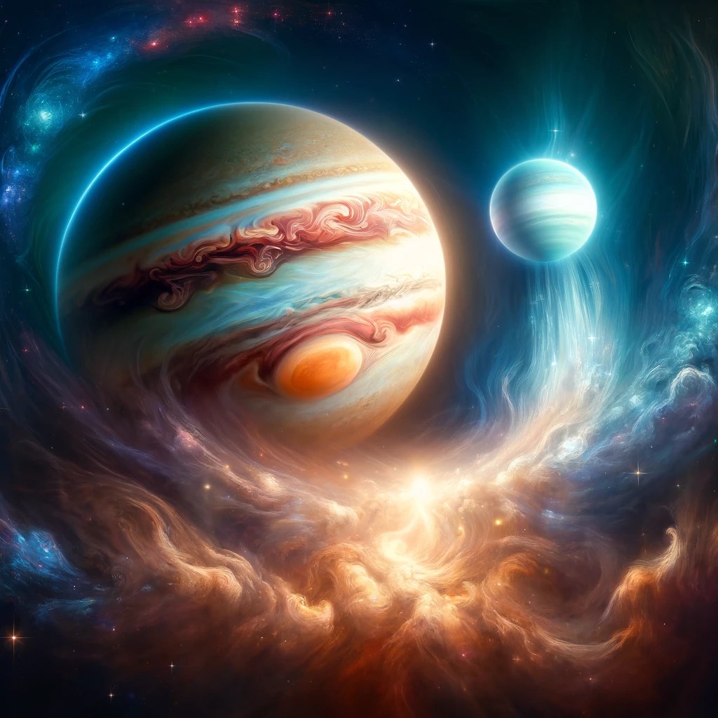 Jupiter Uranus Conjunction – Bell's Mountain Connection